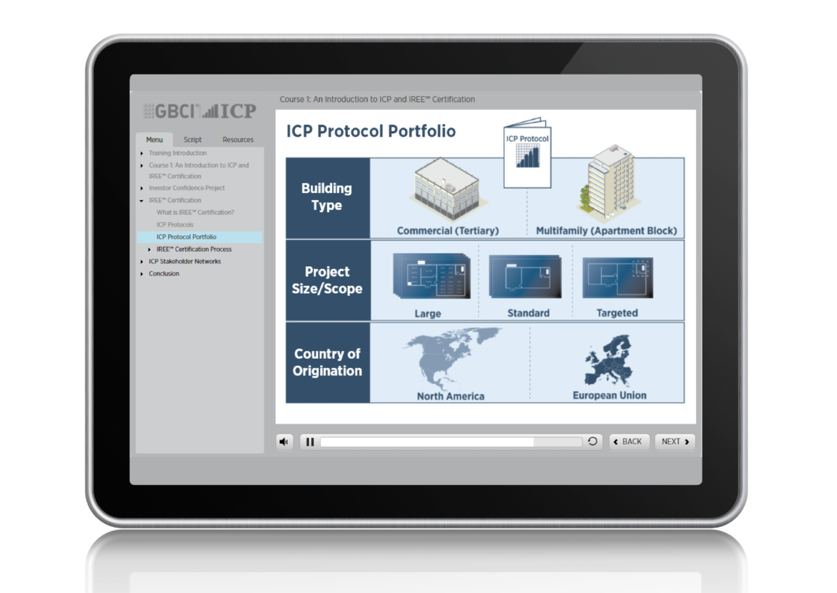 ICP Investor Ready Energy Efficiency™ Certification Training